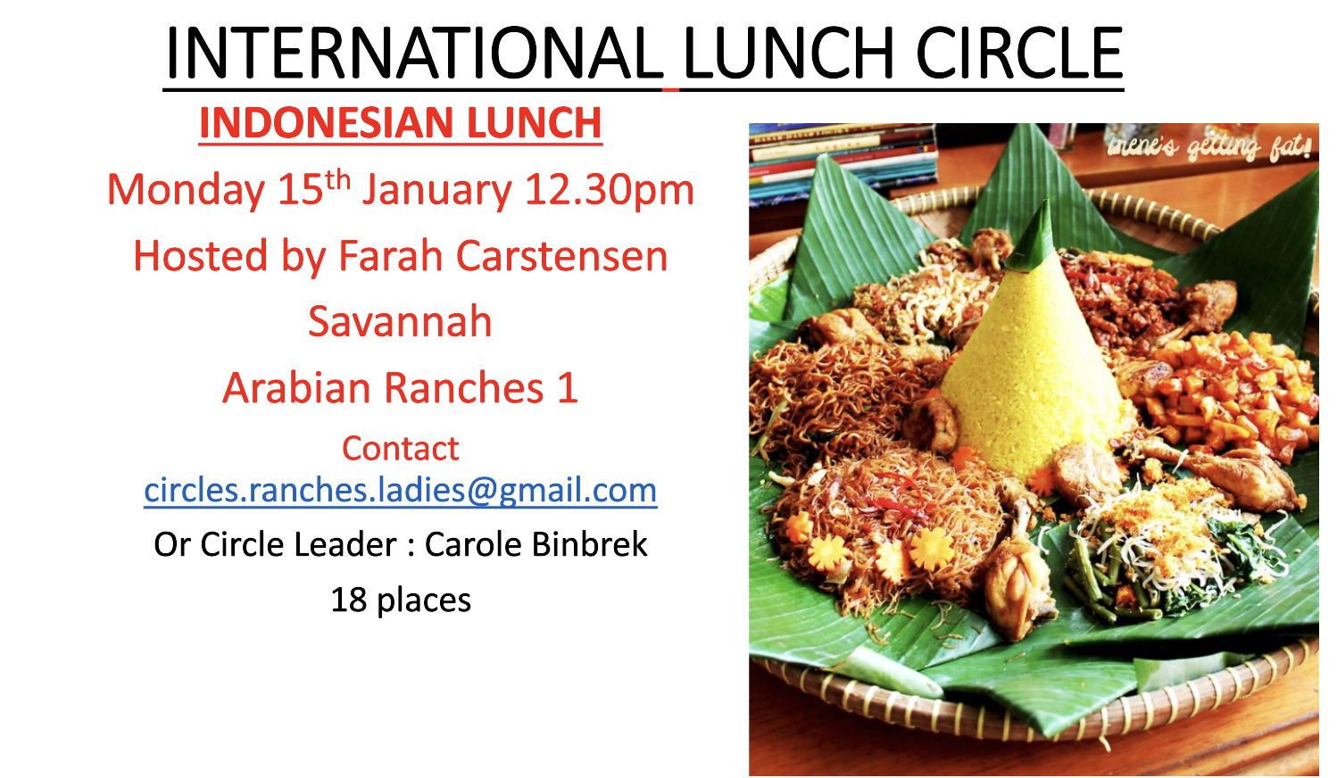 International Lunch Circle